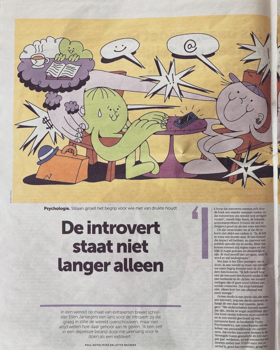 Het Stille Meisje breekt een lans voor de introvert in De morgen – Het ...